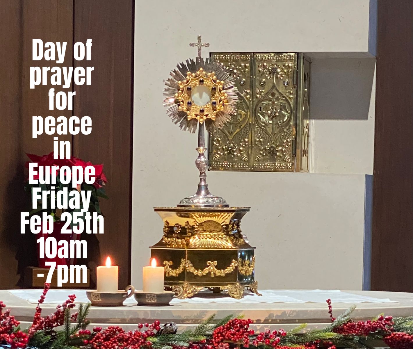 Second Day of Prayer and Fasting* for Peace in Ukraine and Europe - St ...